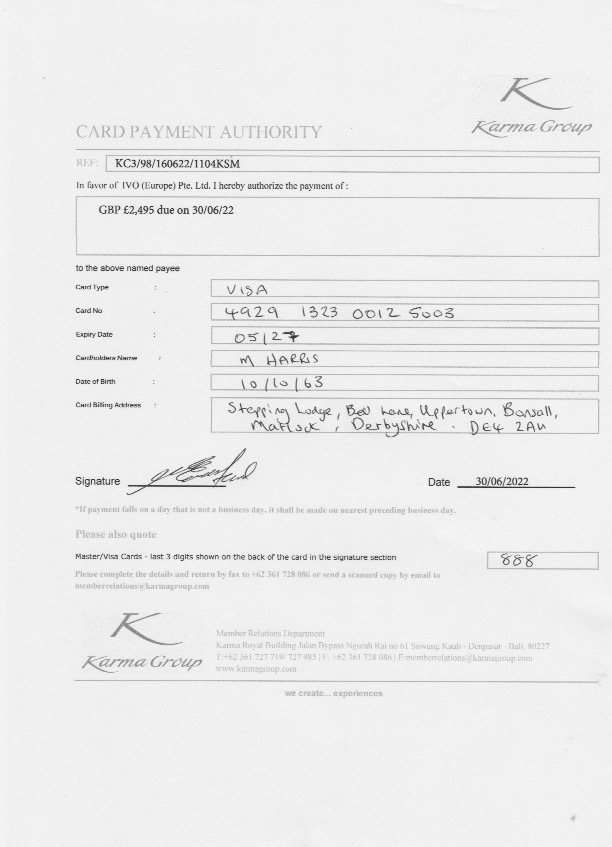 Booking form, Policies and Trust Deed – Bonsall Village Hall